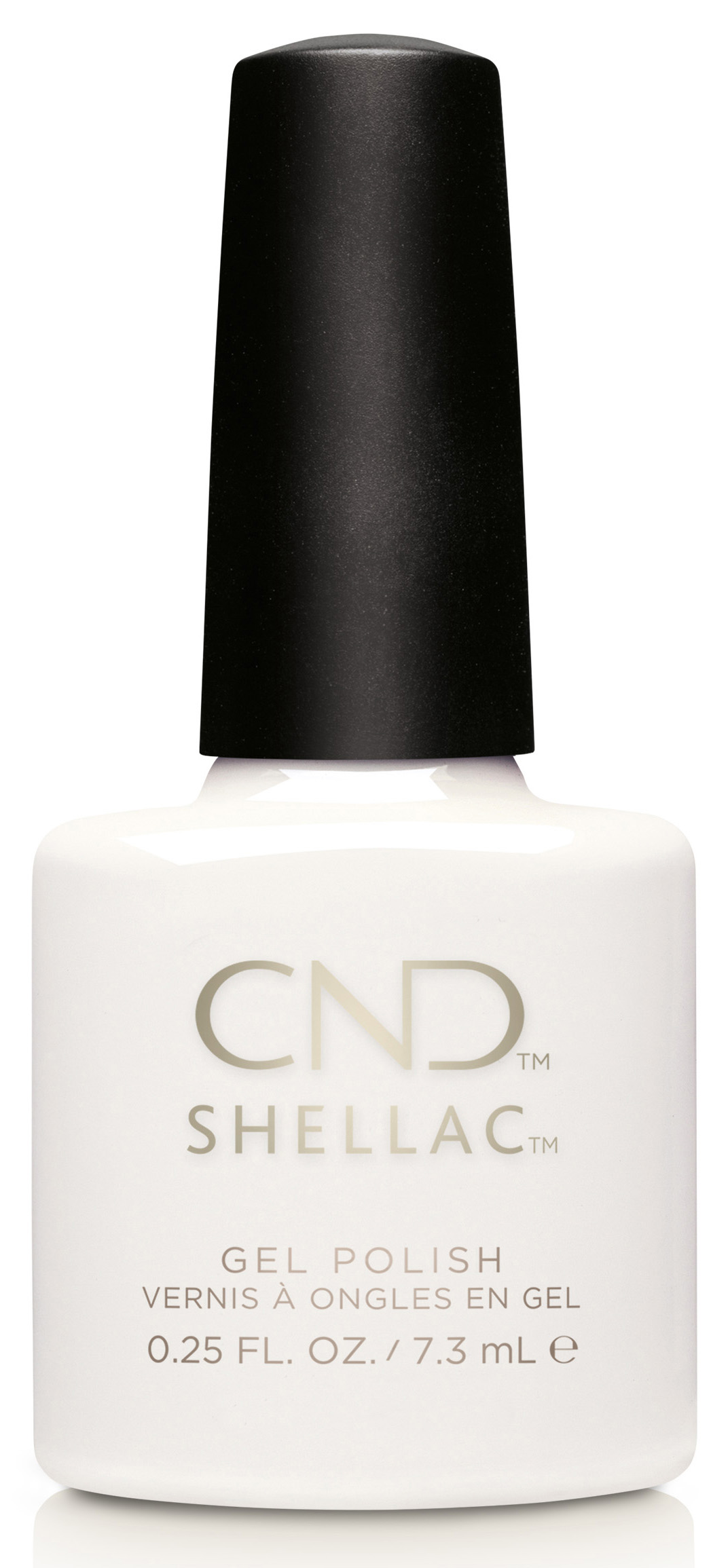 CND Shellac Studio White לק ג'ל היפואלרגני בצבע לבן חלבי חצי שקוף | CND ...