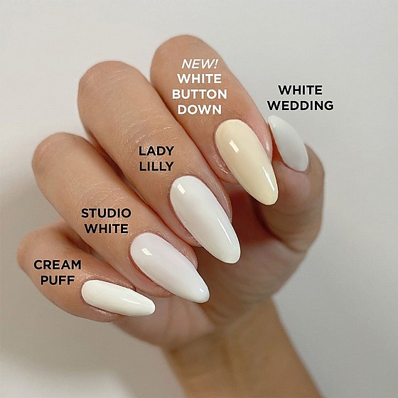 CND Shellac Studio White לק ג'ל היפואלרגני בצבע לבן חלבי חצי שקוף | CND ...