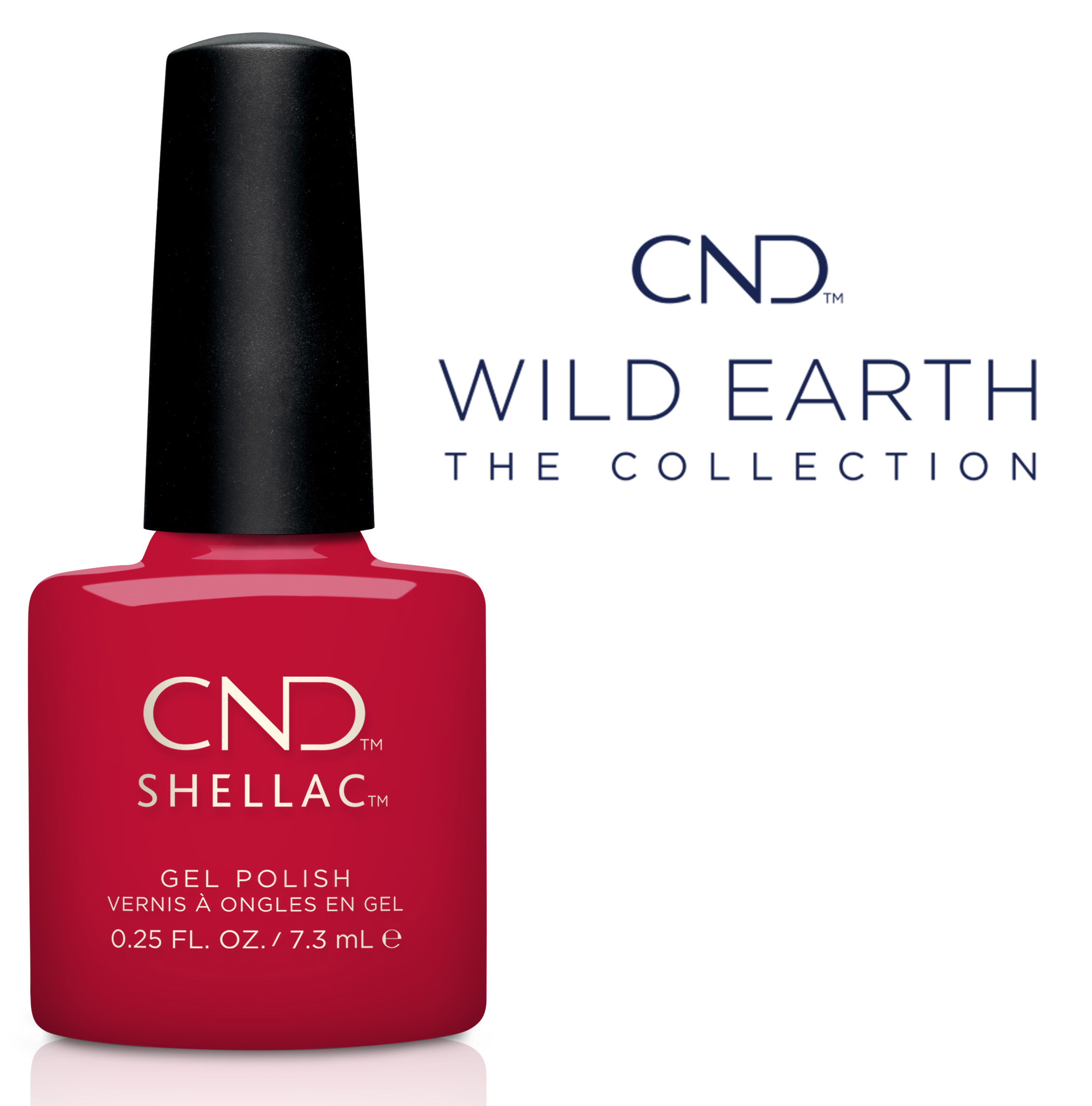 CND Shellac Element לק ג'ל היפואלרגני בצבע אדום קר אטום | CND | לקים וג ...