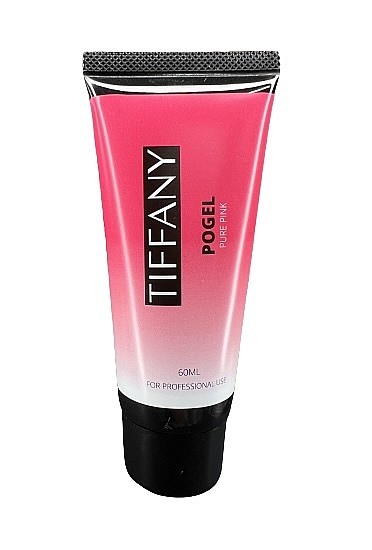 פוליג`ל לבניית ציפורניים ורוד טבעי 60 מ''ל טיפאני - Tiffany Pogel Pure ...