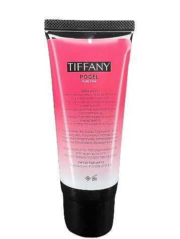 פוליג`ל לבניית ציפורניים ורוד טבעי 60 מ''ל טיפאני - Tiffany Pogel Pure ...