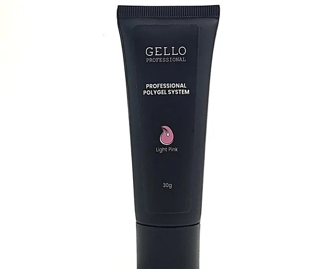פוליג'ל ג'לו- לייט פינק 30 גרם | פוליג'ל ג'לו - Gello Polygel | לקים וג'לים | פיין קוסמטיקס