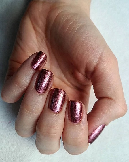 Shellac Untitled Bronze לק ג'ל היפואלרגני בצבע ברונזה מנצנץ אטום | CND ...