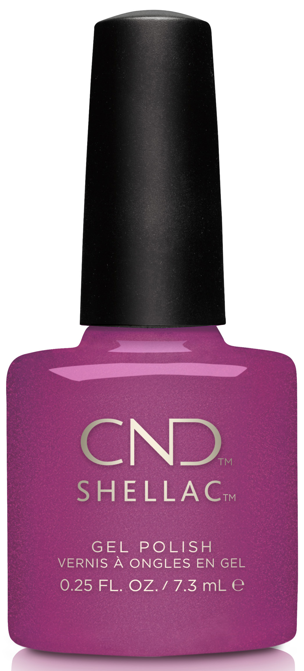 CND Shellac Magenta Mischief - לק ג'ל היפואלרגני בצבע פוקסיה סגול מטאלי ...